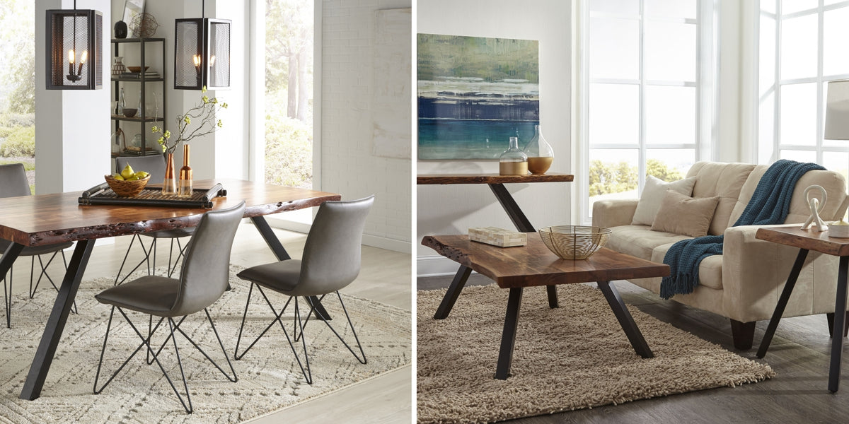 Reese: Natural Live Edge Solid Wood — Modus Furniture