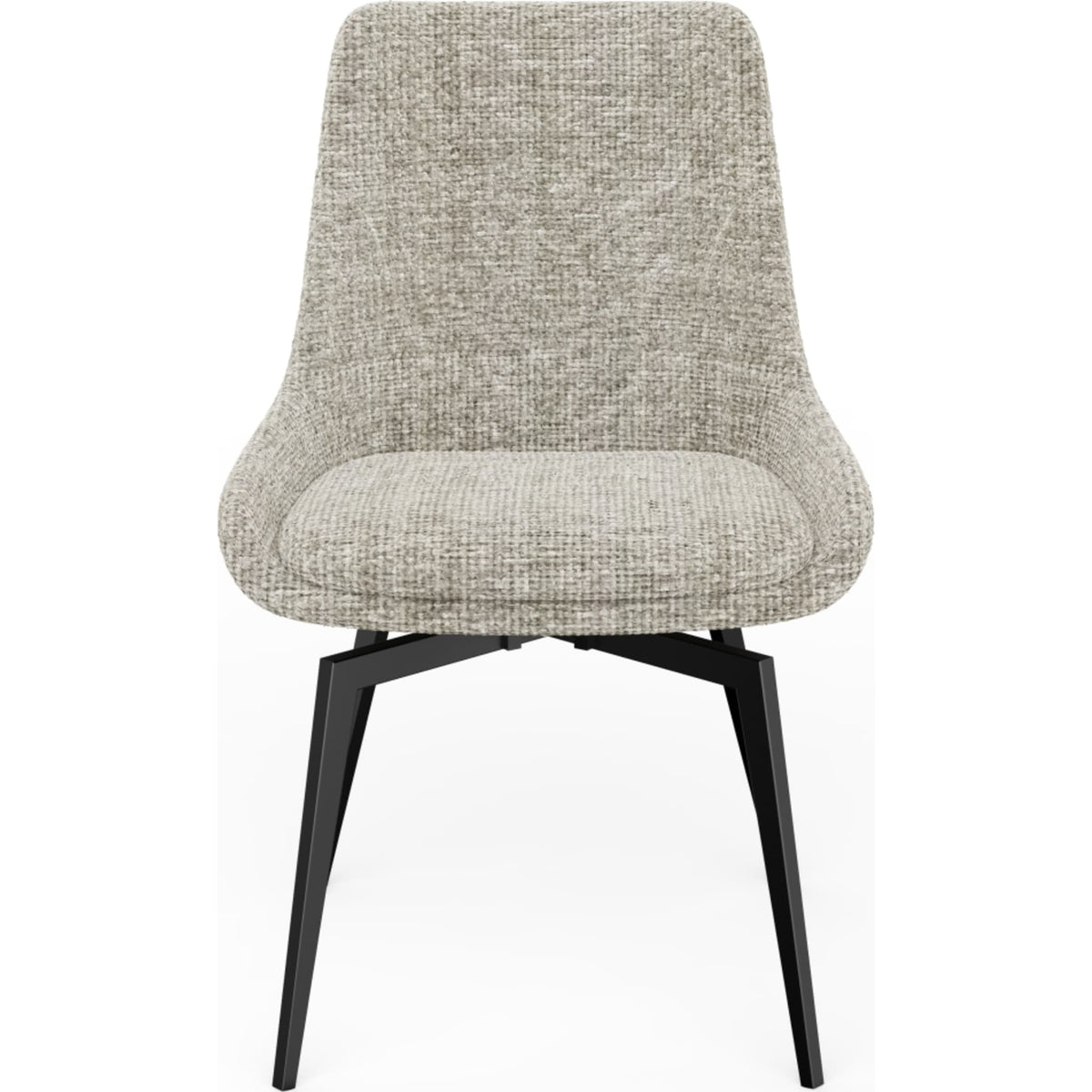 CEO 180 Degree Return Swivel Upholstered Dining Chair in Beige — Modus ...