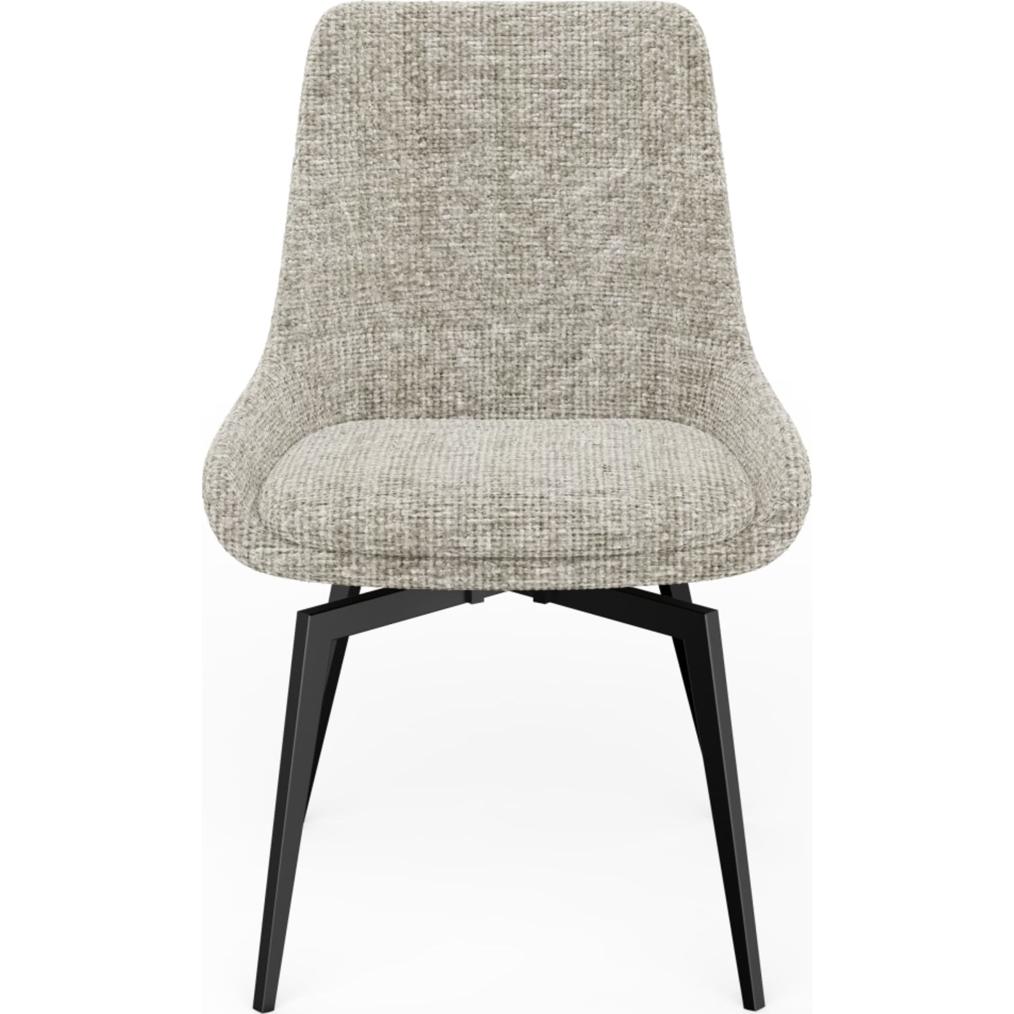 CEO 180 Degree Return Swivel Upholstered Dining Chair in Beige — Modus ...