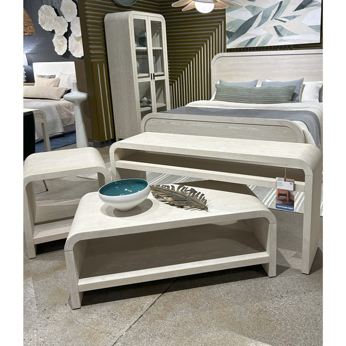 Drake Ash Wood Side Table in Sugar — Modus Furniture