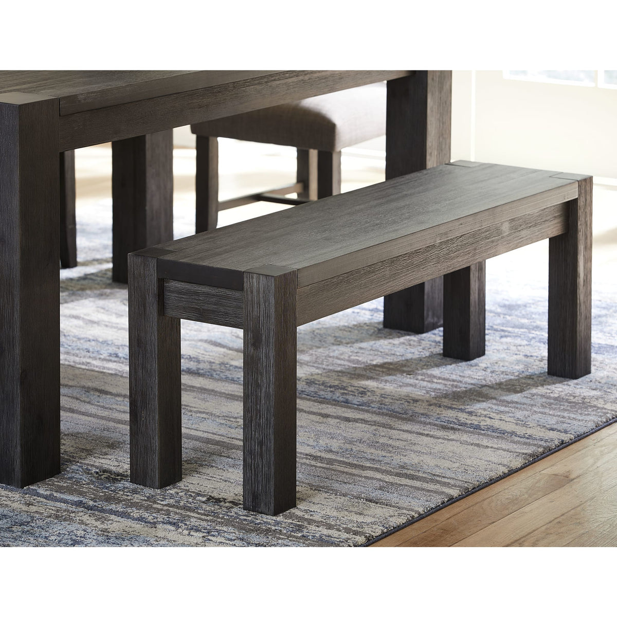 Meadow Solid Wood Bench in Graphite — Modus Furniture