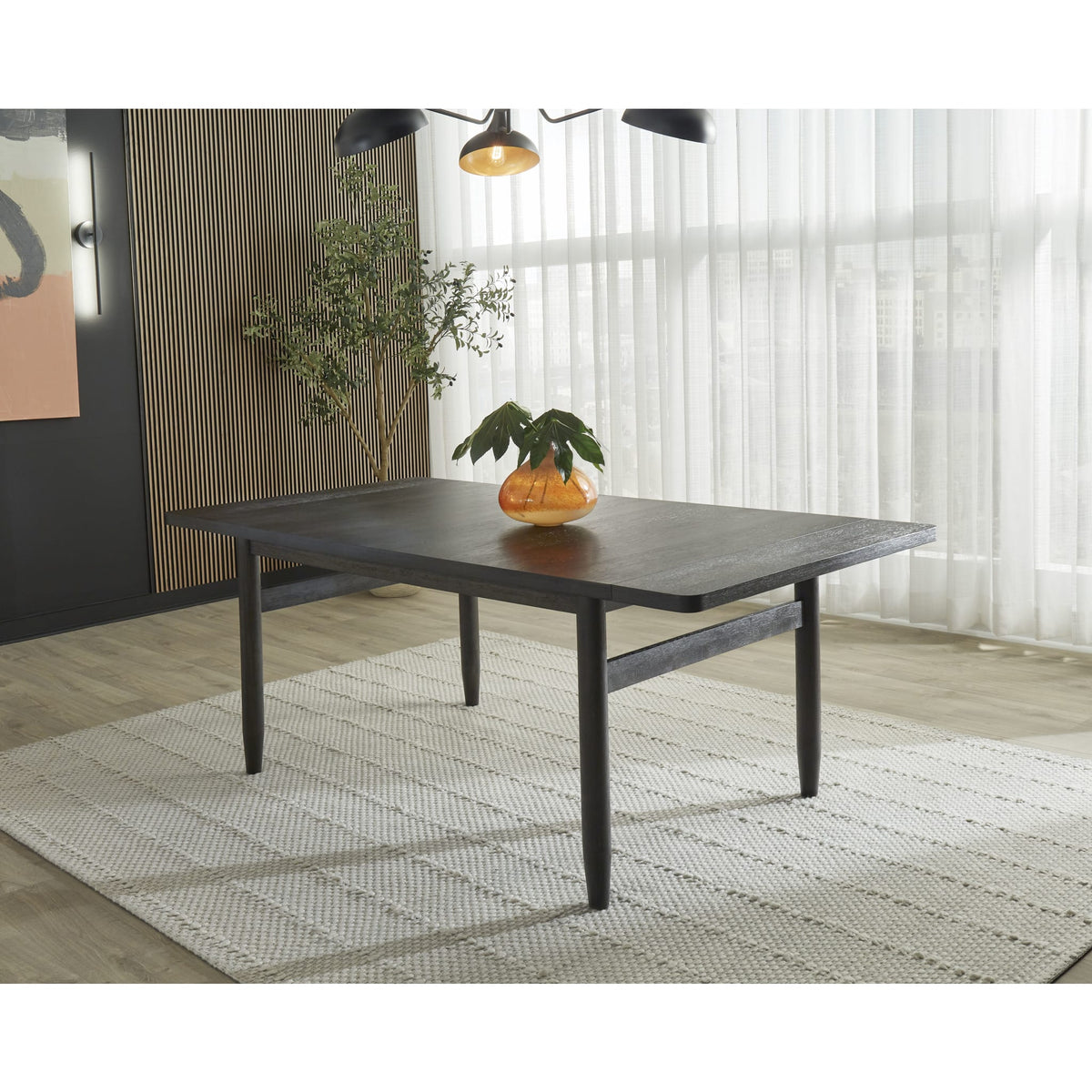 Rockport Double Extension Dining Table in Yin — Modus Furniture