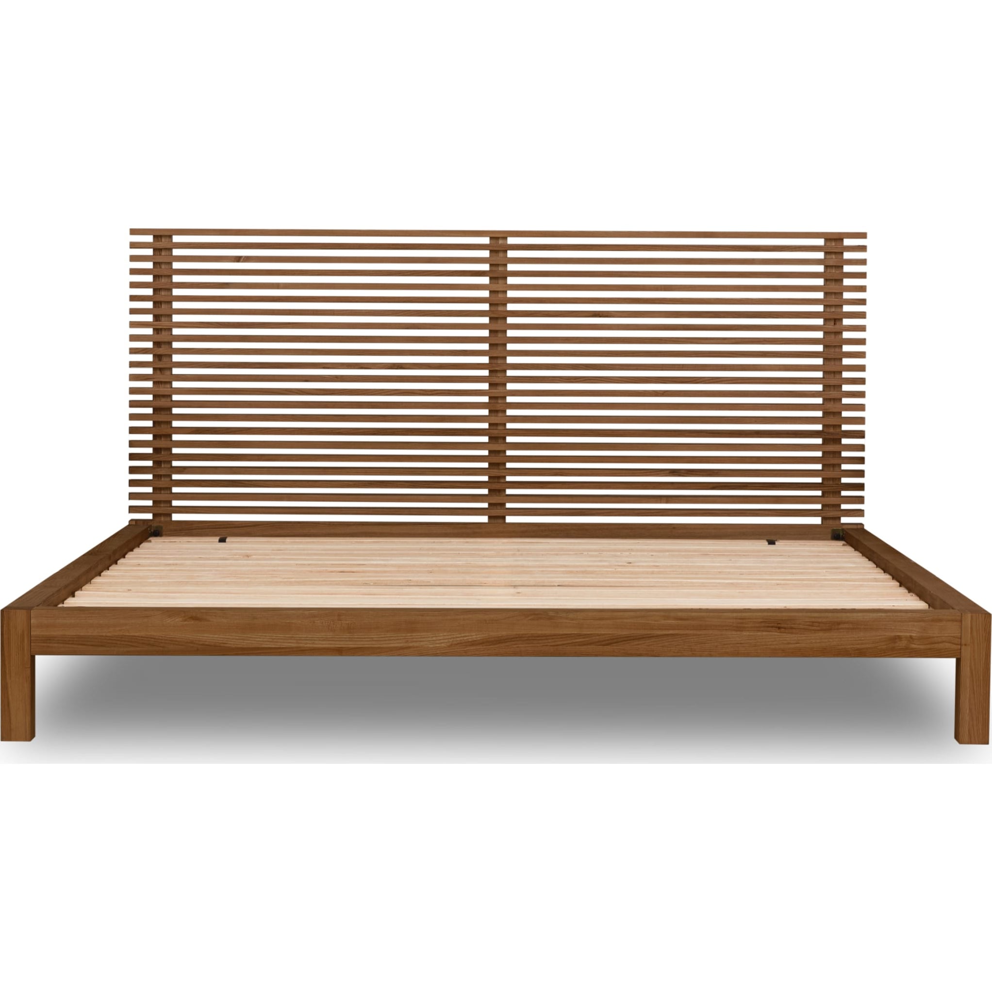 Tanner Solid Ash Platform Bed in Roux — Modus Furniture